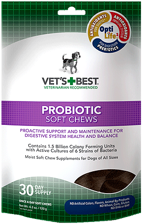 Vets Best Soft Chews - Probiotic - 30 Ct