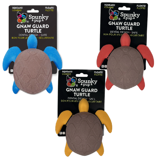 Spunky Pup Gnaw Guard Squeaky Sea Turtle