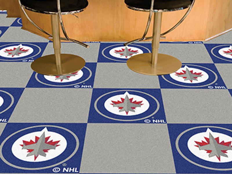 Buy Winnipeg Jets Team Carpet Tiles Online - Officially Licensed Flooring