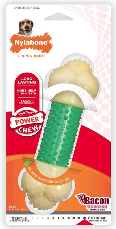 Buy Nylabone Dura Chew Double Action Chew Toy for Dogs - Wolf Size