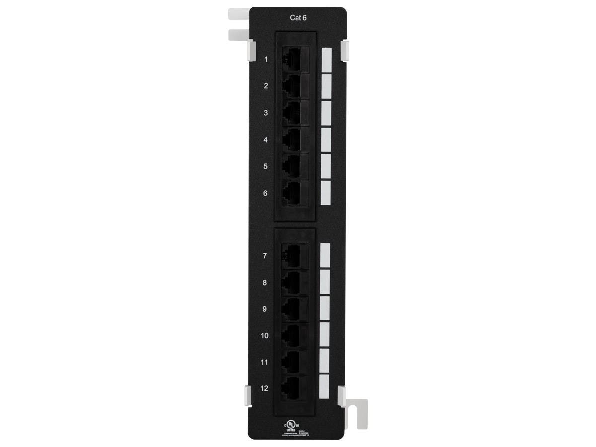 Mono-Port Vertical Cat6 Mini Patch Panel, 110 Type (568A/B Compatible) (Ul)