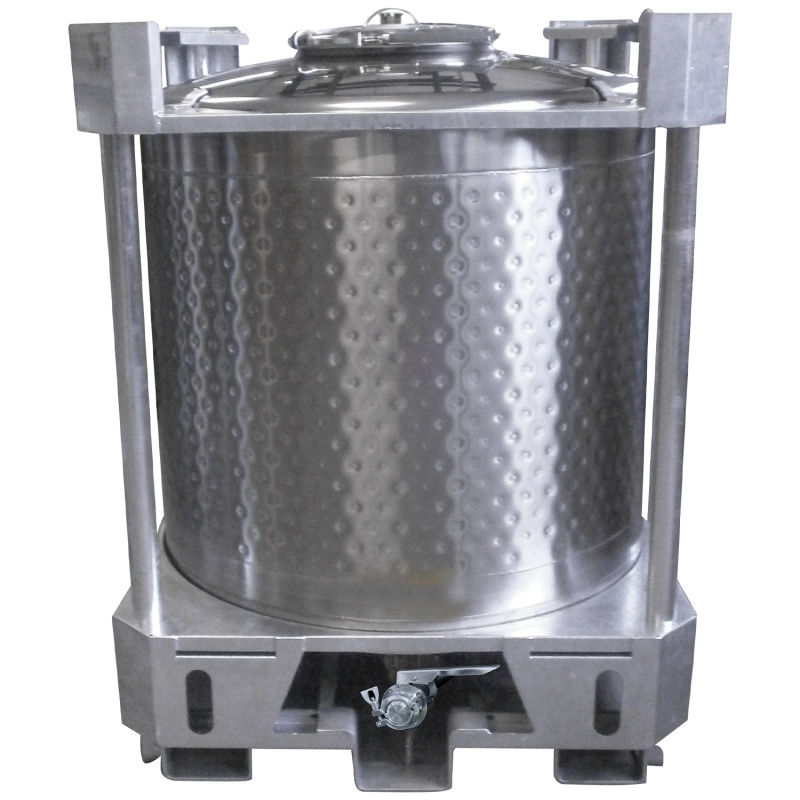 Ibc Tank | Cooling Jacket | Stainless Steel | Forklift Base | 1000l
