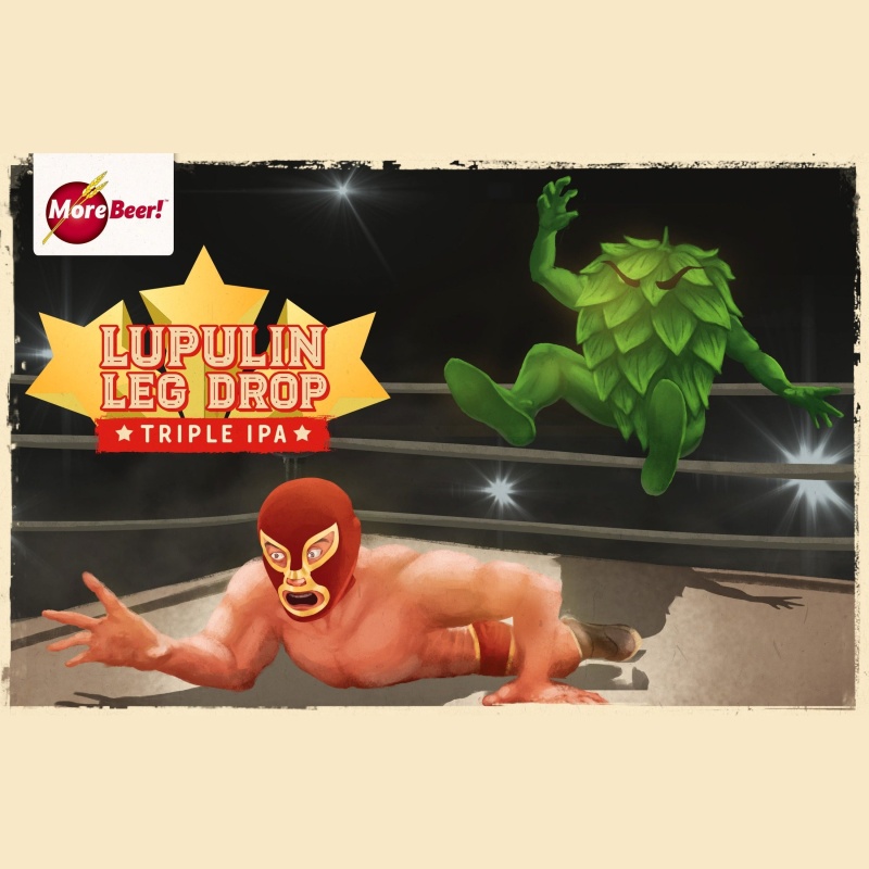 Buy Lupulin Leg Drop Triple Ipa Beer Recipe Kit Online - 5 Gallon ...