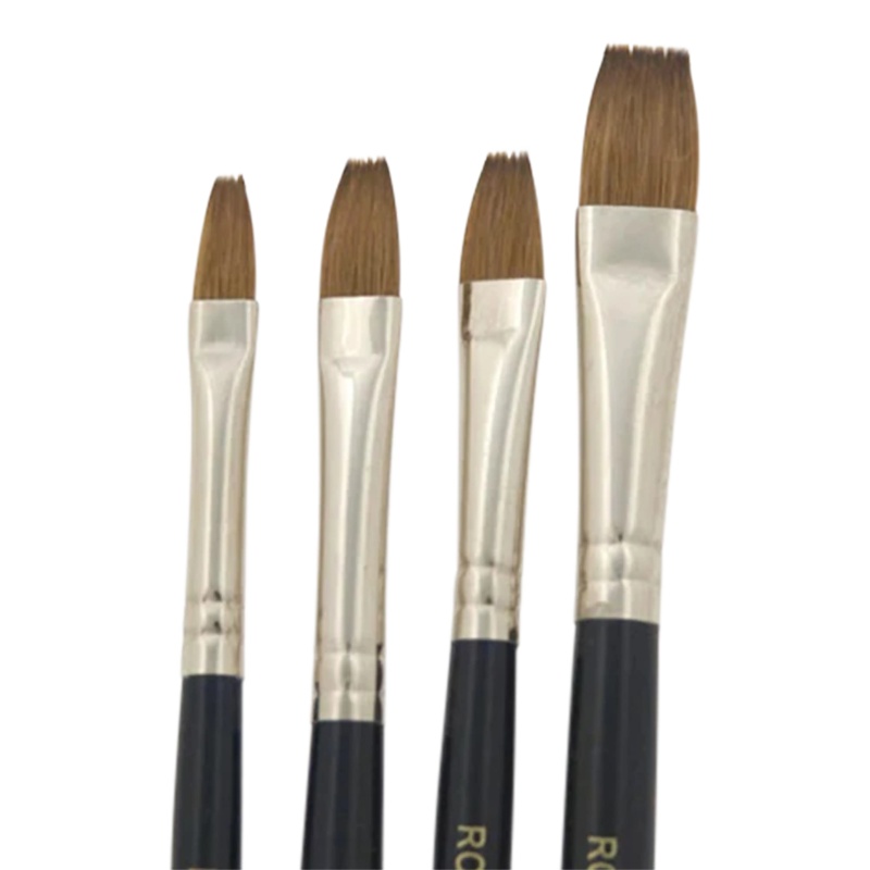Crb Premium Red Sable Finish Brushes
