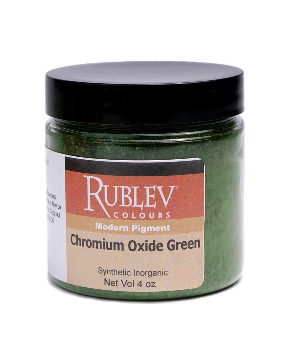 Natural Pigments Chromium Oxide Green 100 g - Color: Green - Color ...