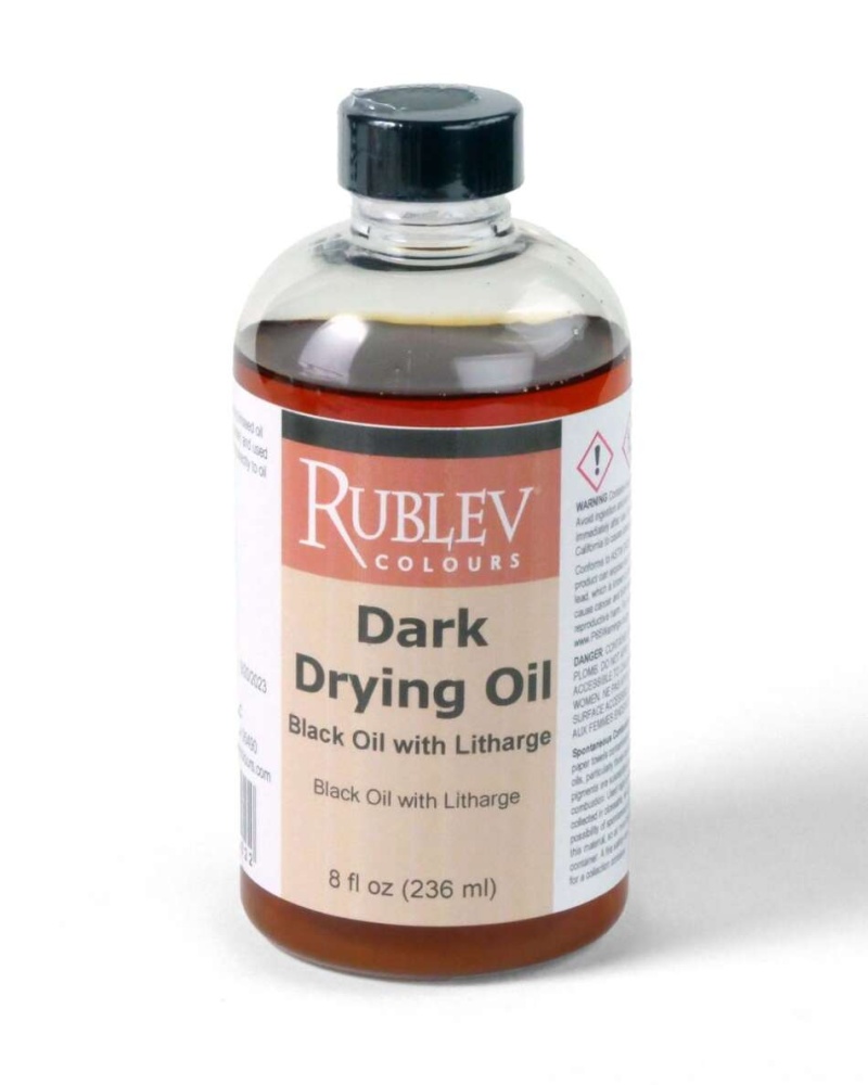 Natural Pigments Dark Drying Oil (Black Oil) 8 fl oz: The classic ...