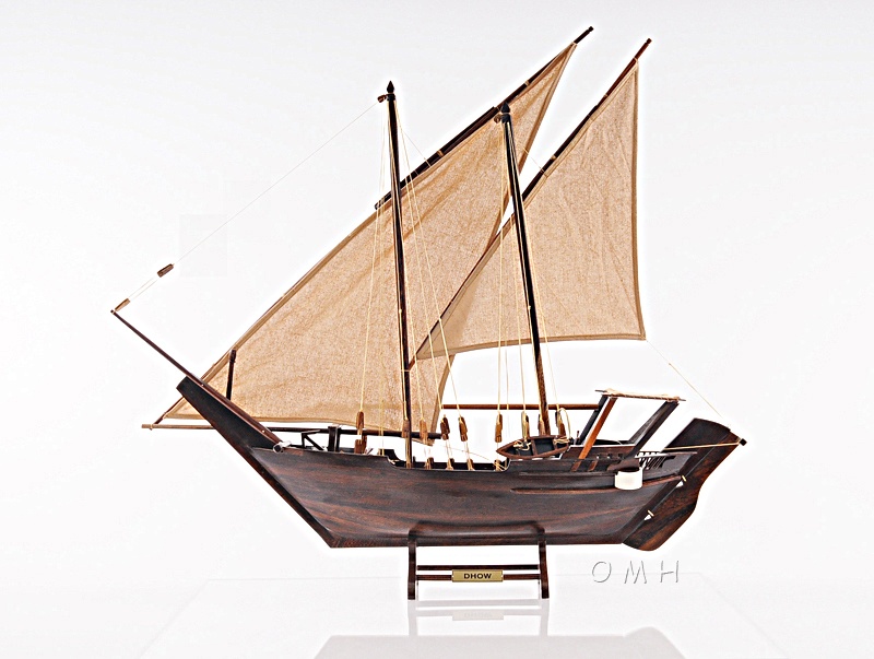 Dhow Medium Model Sailboat Decoration