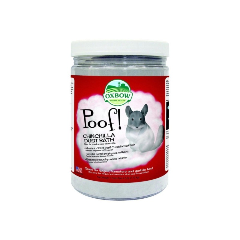 Oxbow Animal Health Poof! Chinchilla Dust Bath 1Ea/2.5 Lb