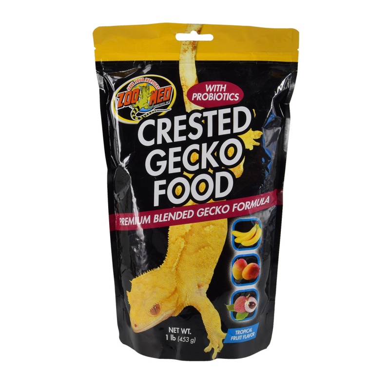 Zoo Med Crested Gecko Food - Premium Blended Tropical Fruit Dry Food