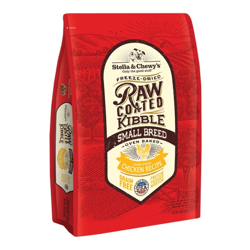 Stella & Chewys Dog Kibble - Raw Coated Chicken Small Breed 10Lbs
