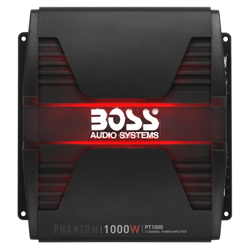 Boss Pt1000 Phantom 1000W High Output 2-Channel Full-Range Class A/B ...