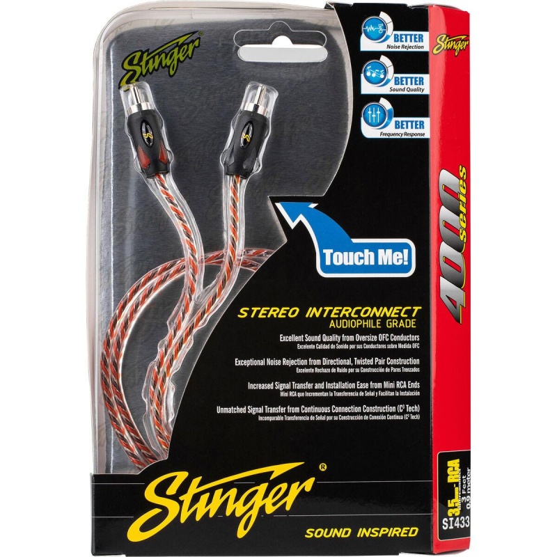 Buy Stinger Si433 3 Ft. 3.5Mm To Male Rca Adapter Online - Connect Your ...