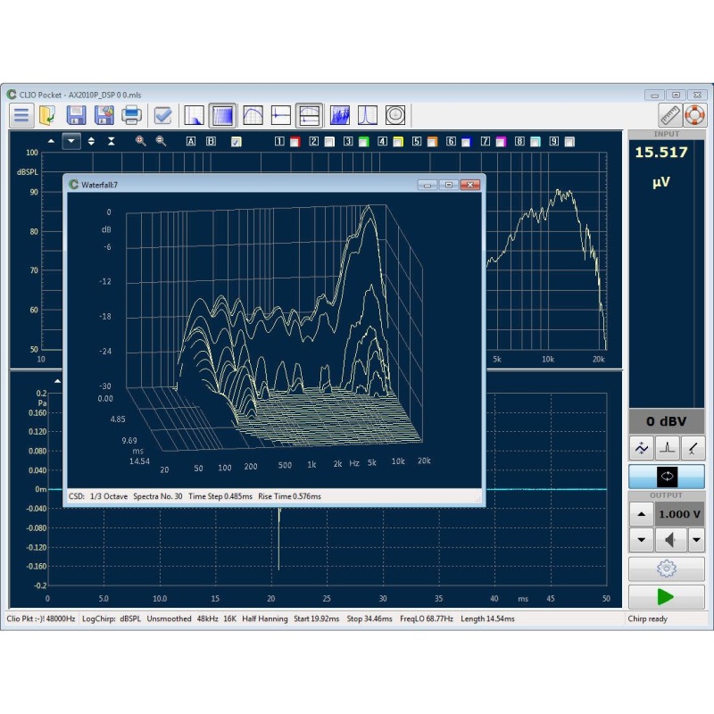 Audiomatica Clio Pocket Version 3 Personal Acoustic Measurement System