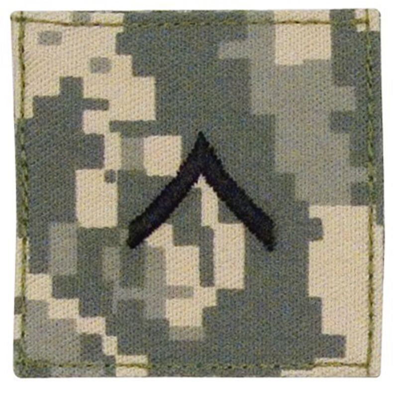 Rothco Official U.S. Made Embroidered Rank Insignia - Private. Color ...