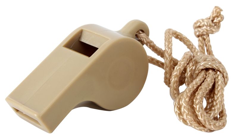 Rothco G.I. Style Police Whistle. Color: Olive Drab