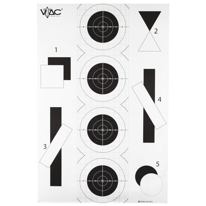 Action Target, Vtac-P, Viking Tactics Double Sided Advanced Training ...