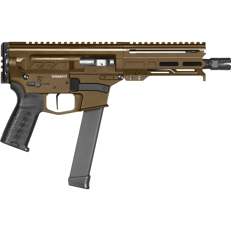 Cmmg, Dissent Mkgs, Semi-Automatic Pistol, 9Mm, 6.5" Barrel, 1/2X28 ...