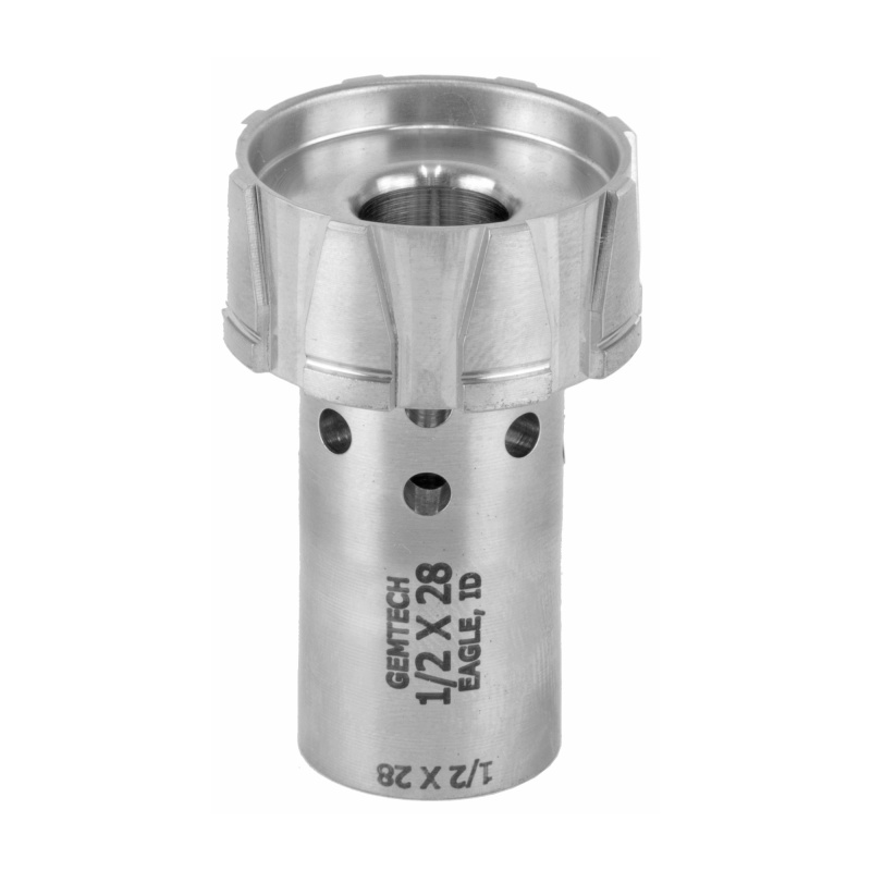 Gemtech, Gm-45/Blackside Threaded Piston Adapter, 1/2 X 28 Thread Pitch