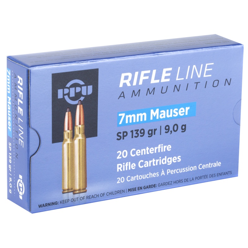 Prvi Partizan, Rifle, 7X57 Mauser, 139 Grain, Soft Point, 20 Round Box