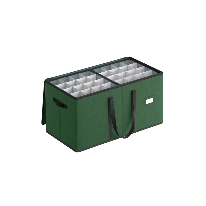 128-Slot Stackable Christmas Storage Container With Lid