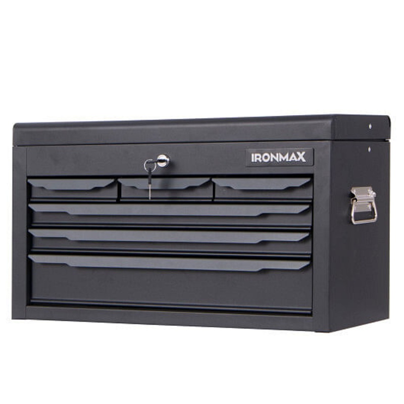 24 Inch Tool Chest Case With 6 Drawers And Top Storage For Garage ...