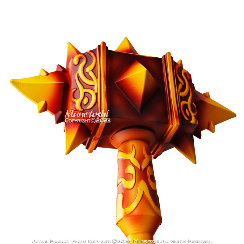 32" Sulfuras Hand Of Ragnaros Fire Lord Wow Foam Hammer Fantasy Video ...