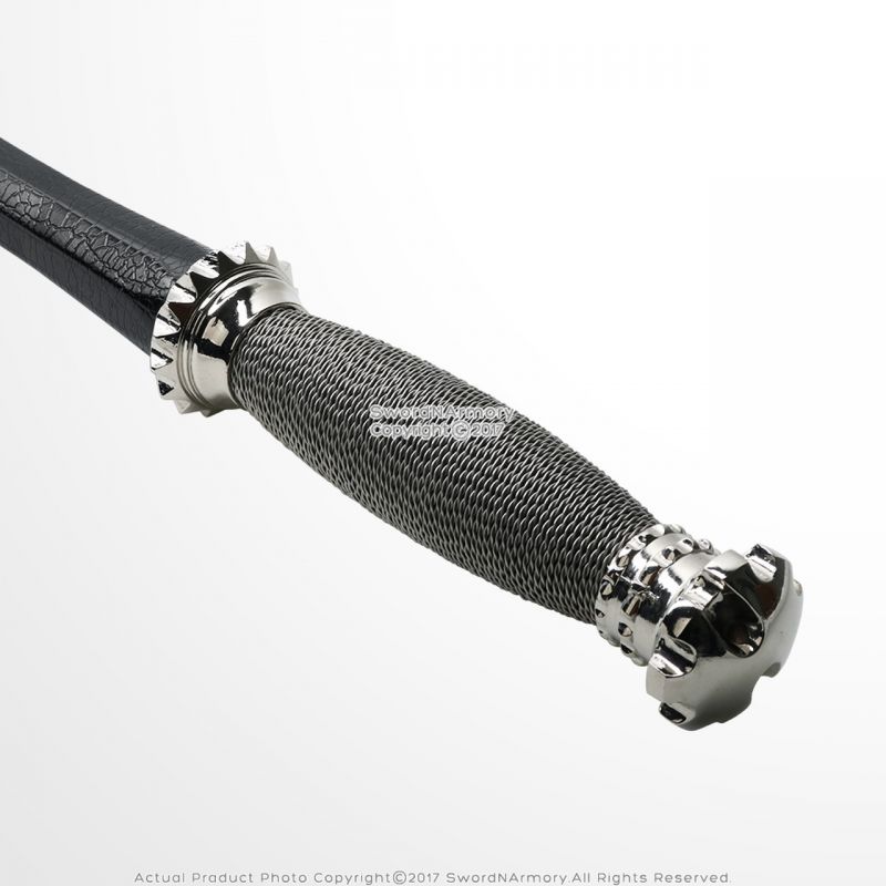 21.5" Long Double Edge Medieval Axe With Wire Wrapped Handle And ...