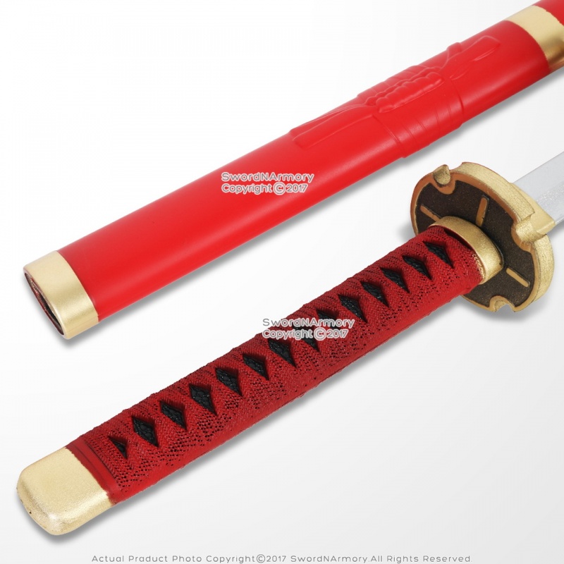 Red Roronoa Zoro Collectible Foam Sword Anime Video Game Weapon ...