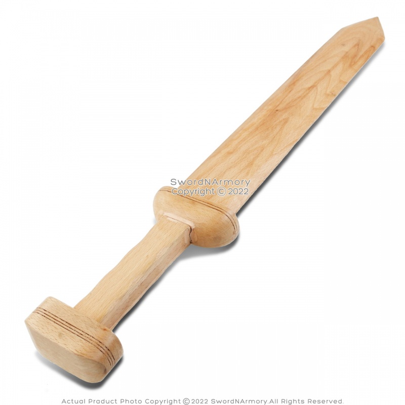 Full Tang Wooden Roman Gladius Gladiator Trooper Greek Practice ...