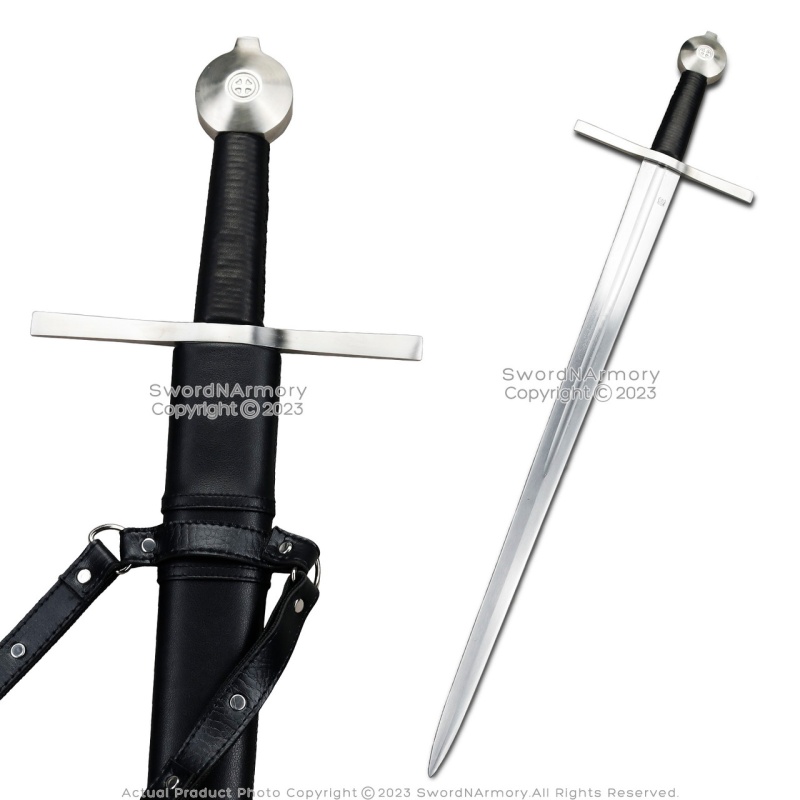 7018 36" Function Arming Short Sword Medieval Sharp Tang Xvi Type W ...