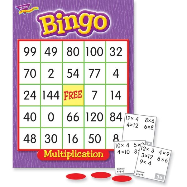 Multiplication Bingo Game Multiplication Bingo Game