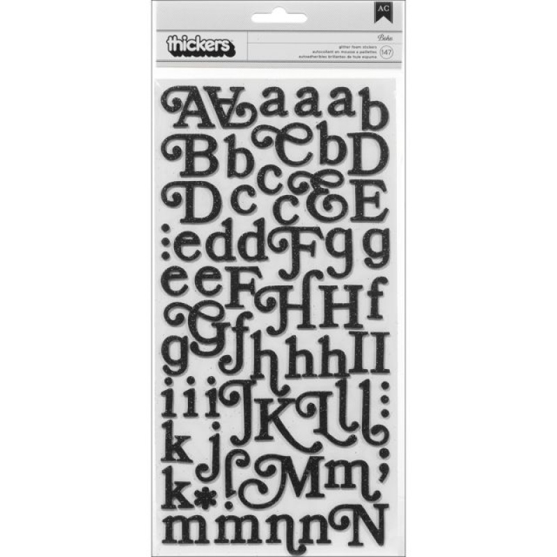 Buy Soho Garden Thickers Alphabet Stickers Online - 5.5"x11" 147/Pkg