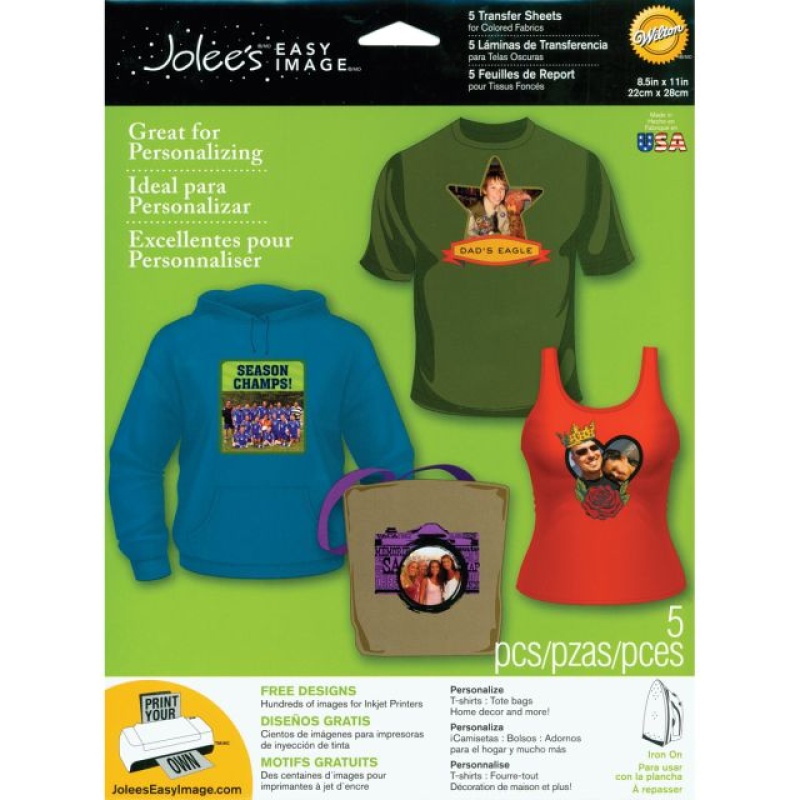 Buy Jolee's Easy Image Transfer Sheets Online - 8.5"x11" 5/Pkg