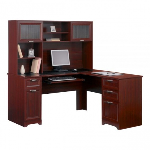 Realspace magellan collection corner desk classic cherry store