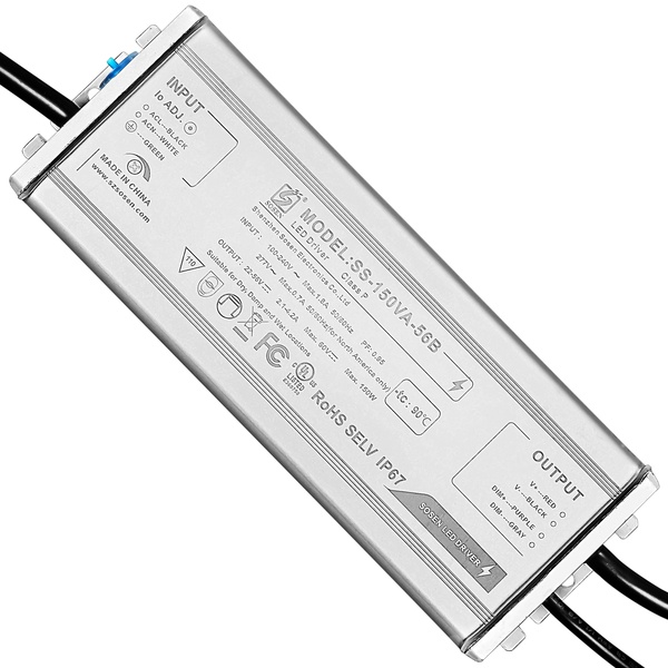 Dimmable LED Driver - 150 Watt, Perfect for Commercial Applications