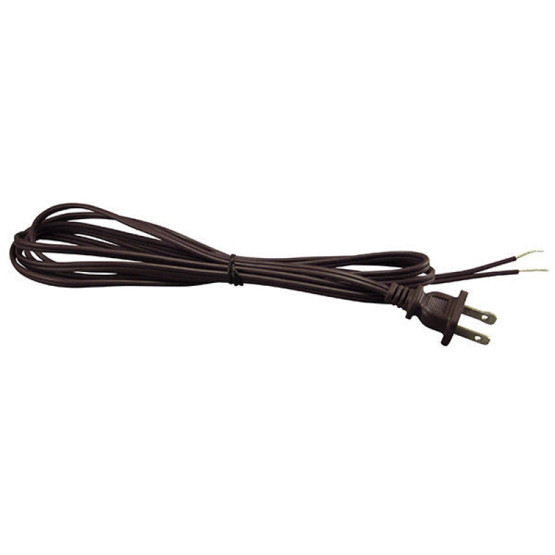 Brown Lamp Cord Set - Versatile and Durable Wiring Solution