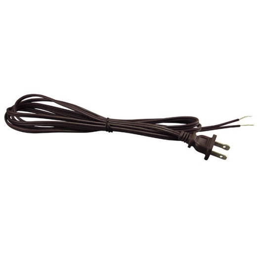 Brown Lamp Cord Set - Versatile and Durable Wiring Solution