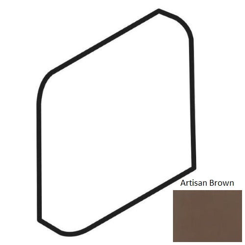 Buy Color Wheel Classic Artisan Brown Ceramic Wall Trim Online - 2" X 2 ...
