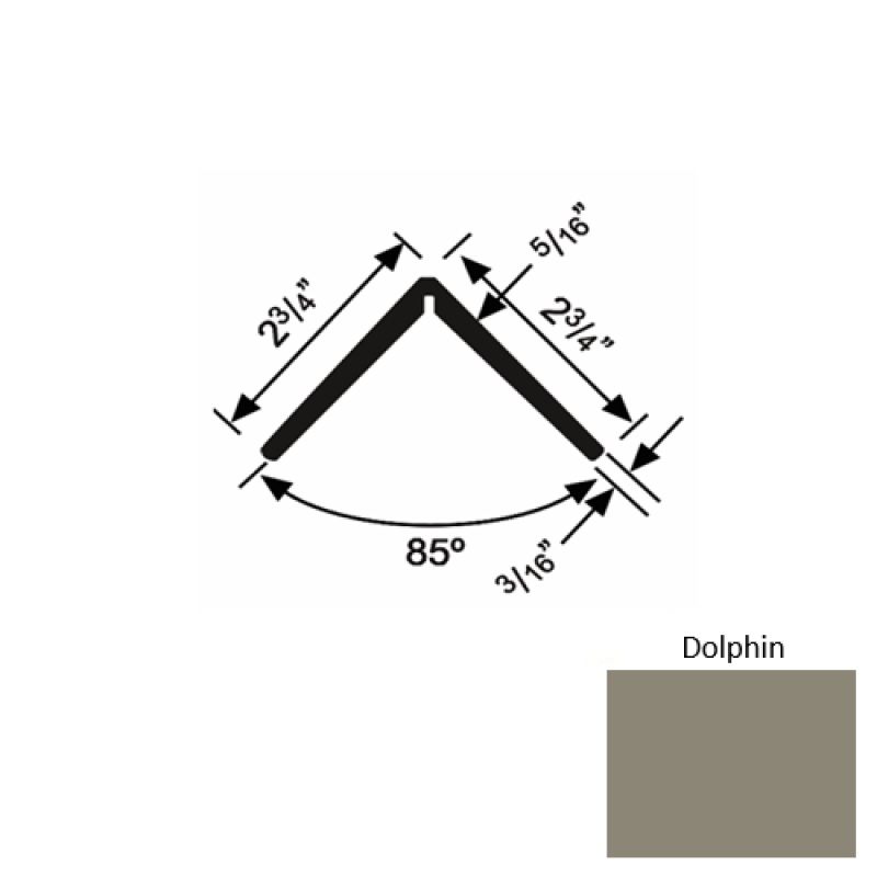 Solid 19Xtr Dolphin Rubber Corner Guard