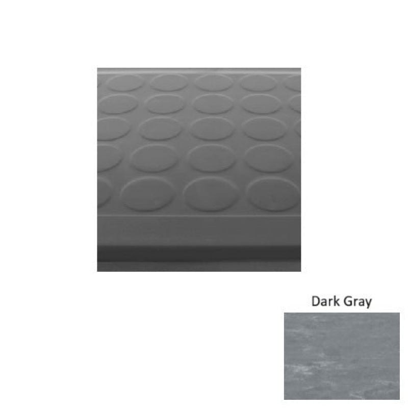 Marbleized 92 Dark Gray Low Profile Raised Circular Rubber (Sq) Stair ...
