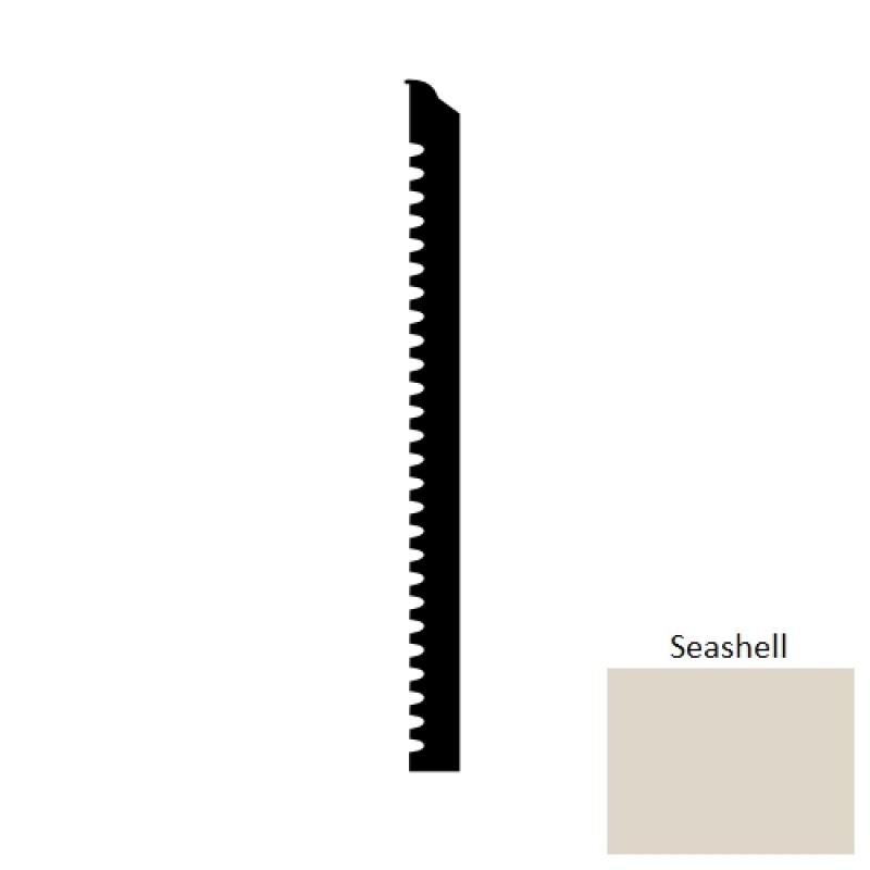 Base Sculptures Seashell Marquis Scm Rubber Wall Base - 6" X 8 Ft X 3/8 ...