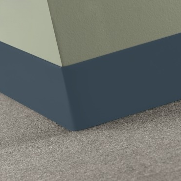 Johnsonite Navy Blue Rubber Traditional Duracove Thermoplastic Wall ...