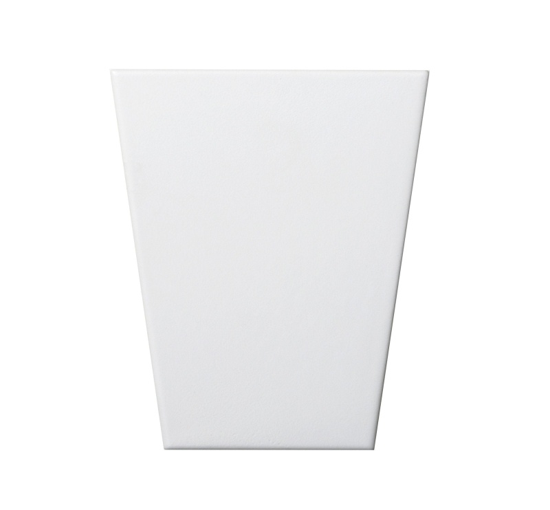 Code White Wedge Smooth Ceramic Tile - Matte - Wedge