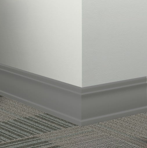 Johnsonite Charcoal Rubber Millwork Contoured Wall Base - 3 1/2" X 96 ...