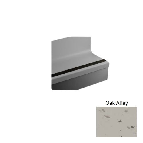 Johnsonite Oak Alley Hammered Rubber Moulding / Trim - 19" X 108" Angle ...