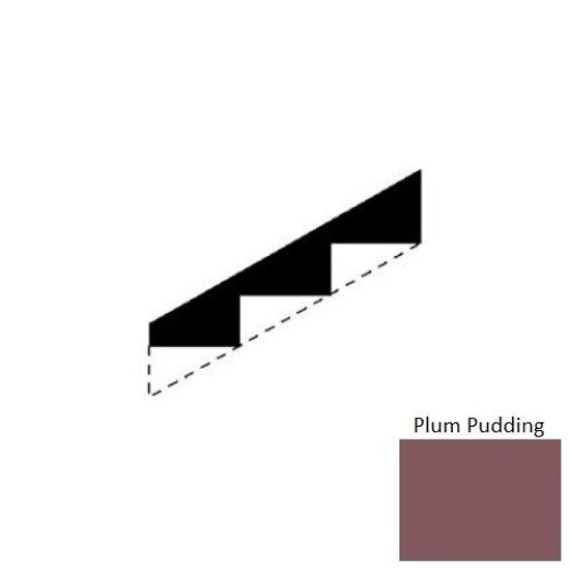 Flextones Plum Pudding Rubber Stringers - 10" X 72" - Stringers