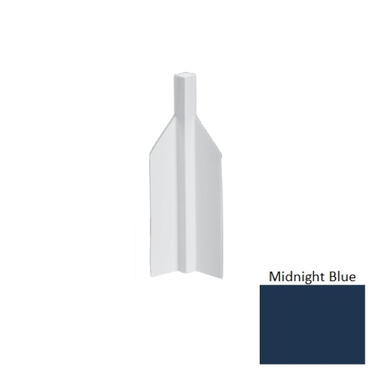 Mcb Midnight Blue Rubber Moulding / Trim - 6 1/4" Mini Inside Corner ...