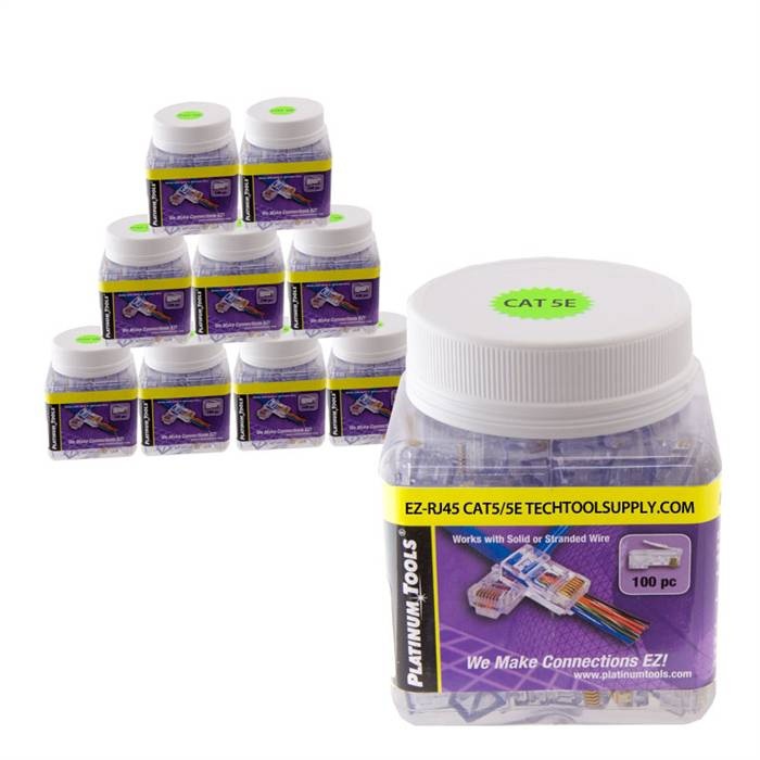 Buy 1000Pc Contractor Pack - Ez-Rj45 Cat5/5E Connectors Online