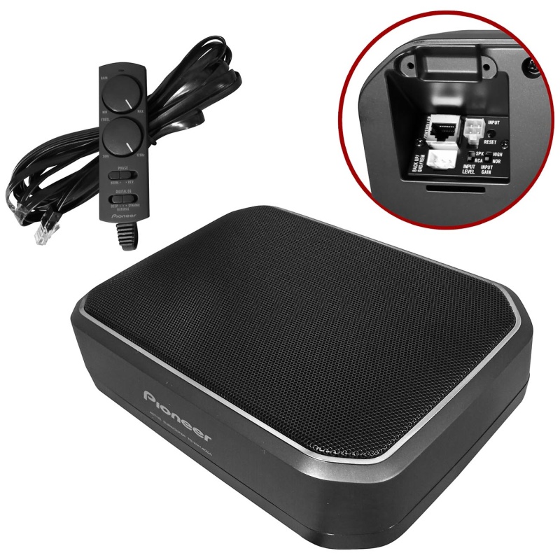 Pioneer 8 Compact Powered Subwoofer Enclosure, 170W Max - Buy Online Now