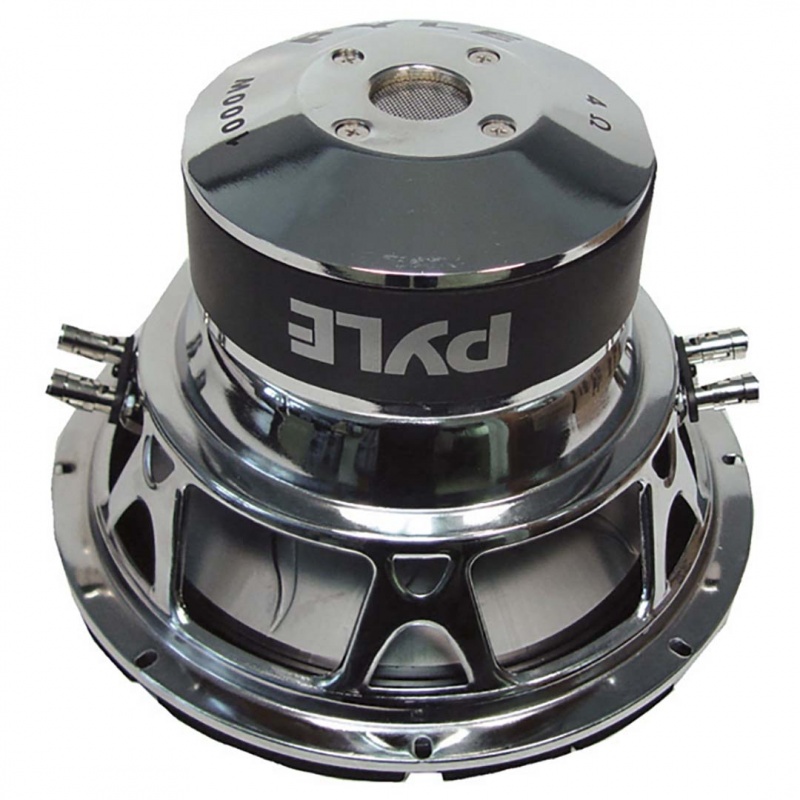 Pyle 10″ Woofer, 500W Rms/1000W Max, Dual 4 Ohm Voice Coils